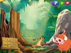 TIMON AND PUMBA GRUB RIDIN online spel | POMU Spelletjes