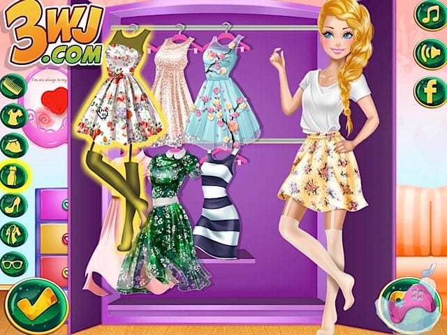 BARBIE'S CLOSET MAKEOVER online spel | POMU Spelletjes