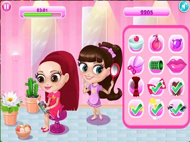 MY SALON SLACKING online spel | POMU Spelletjes