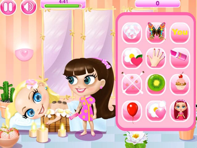SPA SALON online spel | POMU Spelletjes