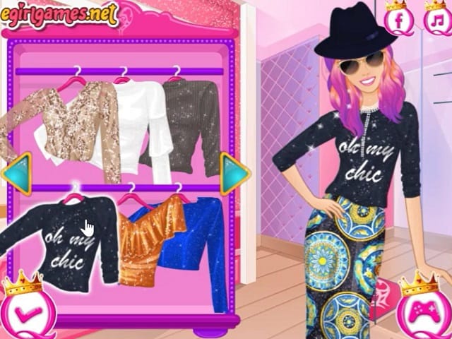 BARBIE GLAM QUEEN online spel | POMU Spelletjes