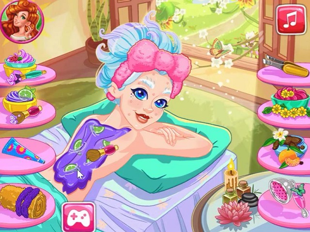 CRYSTAL'S SPRING SPA DAY online spel | POMU Spelletjes